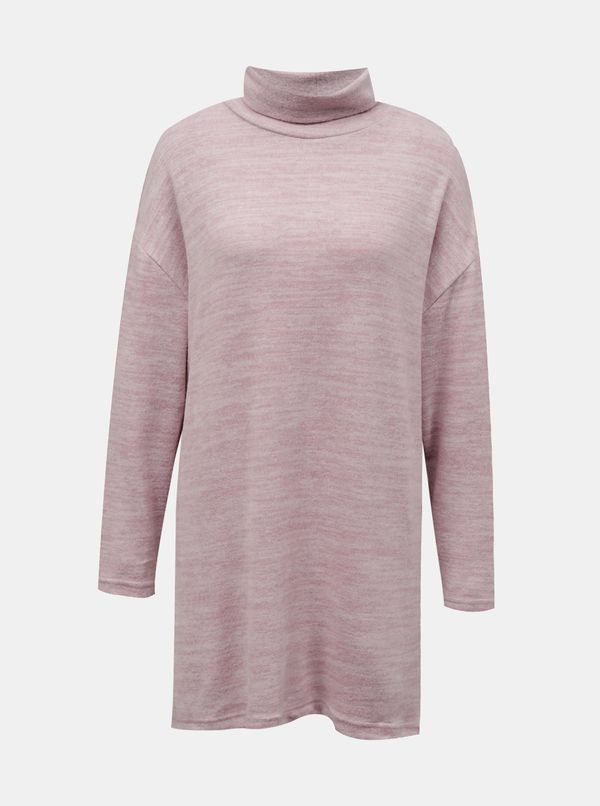 PINK LONG SWEATER WITH STAND-UP COLLAR TALLY WEIJL - WOMEN