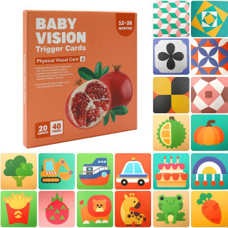 Baby Vision level 4 - edukativne kartice za bebe jarkih boja (12-36 meseci)