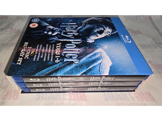 Harry Potter, years 1-6, 7Blu-ray-a box set