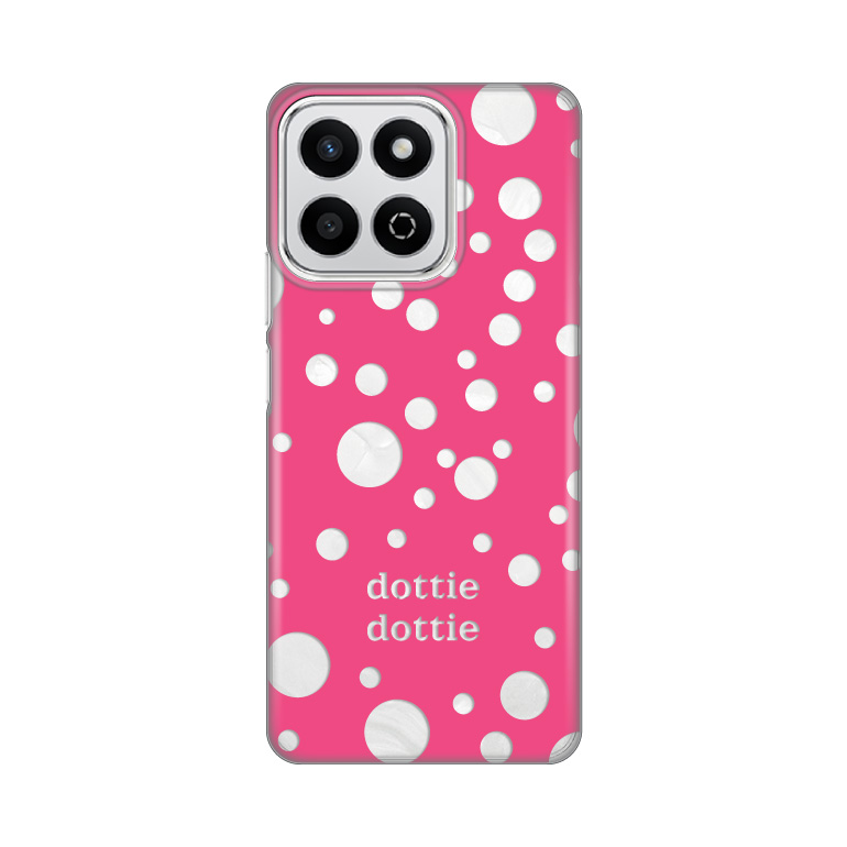 Silikonska futrola print Skin za Huawei Honor 200 Smart/Honor X7c Dottie Dottie Pink