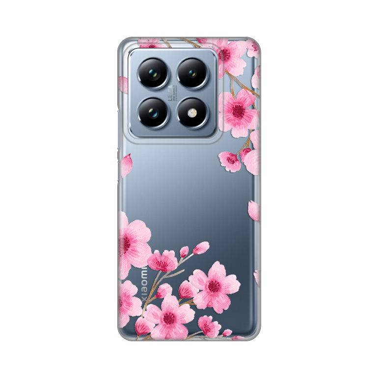 Silikonska futrola print Skin za Xiaomi 14T Pro Rose Flowers