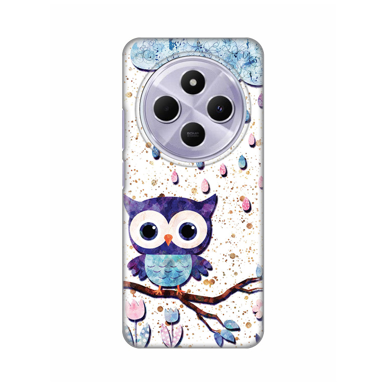 Silikonska futrola print Skin za Xiaomi Redmi 14C Owl