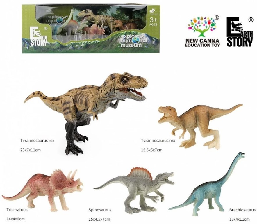 DINOSAURUS SET EARTH STORY 5PCS