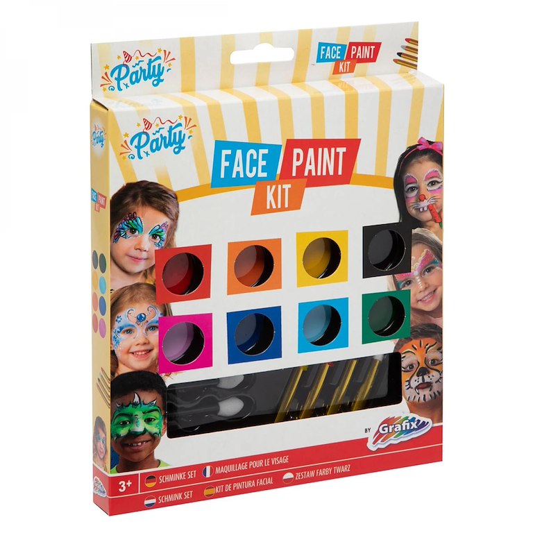 SET ZA ULEPSAVANJE FACE PAINT 16 PCS