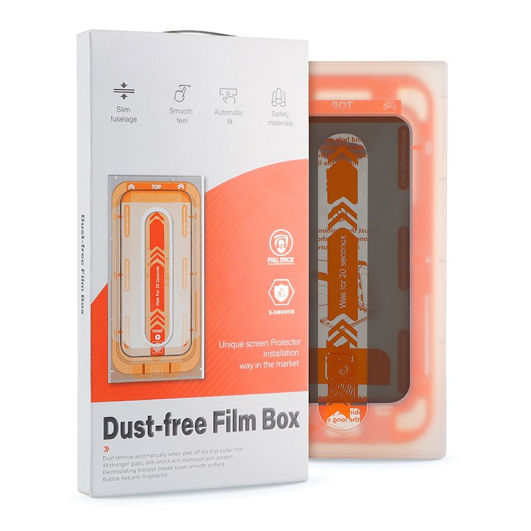 Staklena folija glass FILM BOX - DUST FREE PRIVACY za iPhone 16 (6.1) (MS)