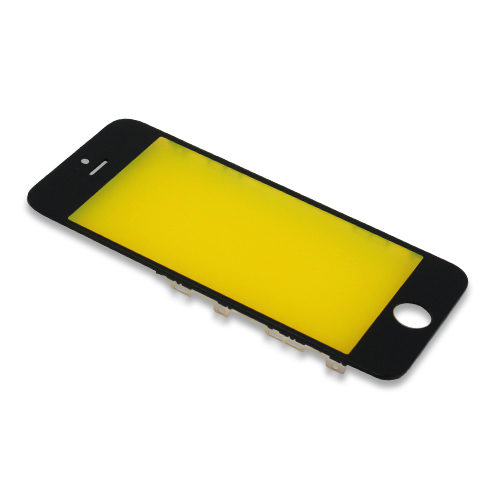 Staklo touchscreen-a za Iphone 5S sa frejmom black (MS)