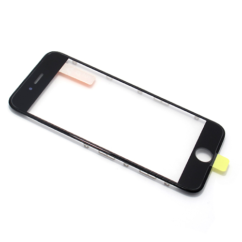 Staklo touchscreen-a za Iphone 6G sa frejmom + oca black (MS)