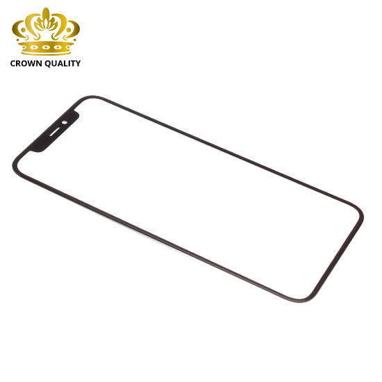 Staklo touchscreen-a za Iphone XS + OCA stiker (Crown Quality) black (MS)