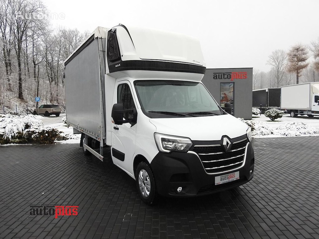 Renault MASTER PLANDEKA 10 PALET WEBASTO TEMPOMAT KLIMATYZACJA LEDY PNEU kamion s ceradom < 3.5t