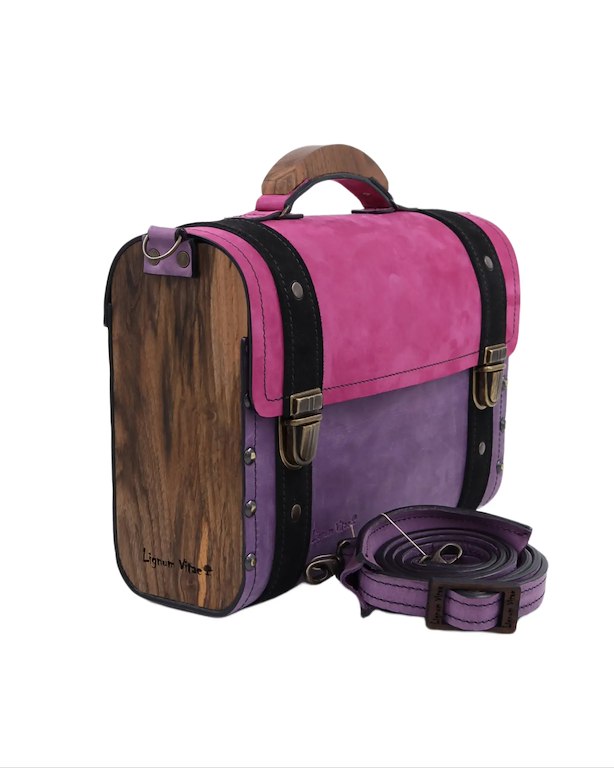 LIGNUM VITAE Ženska torba Douglas, Ljubičasto-roze