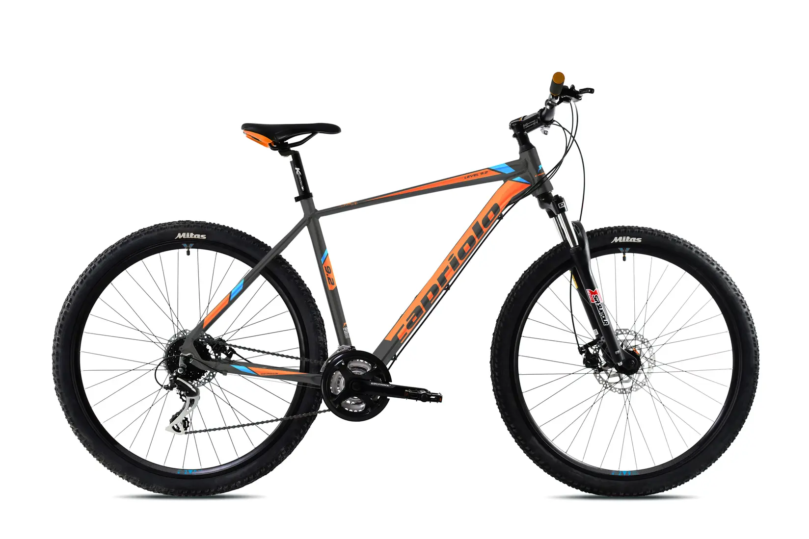 CAPRIOLO Level 9.2 M Muški bicikl, MTB 19/24", Sivo-narandžasti