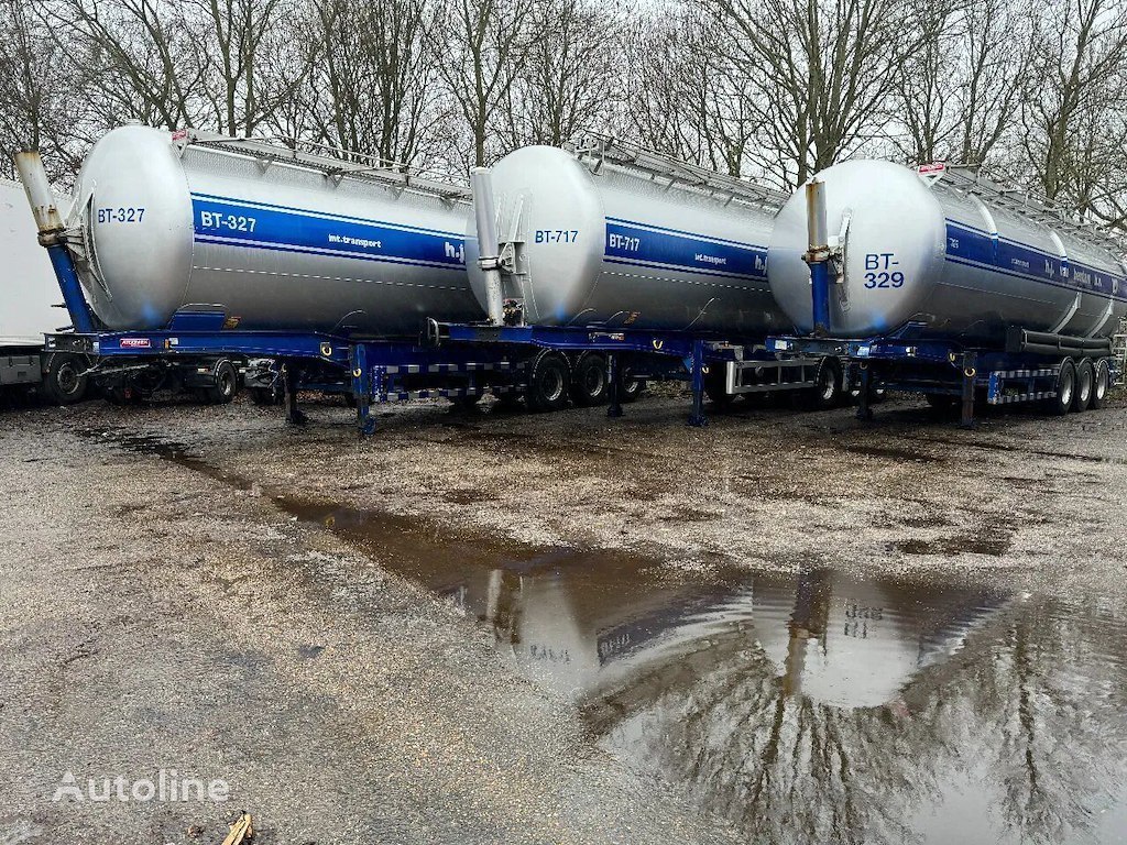 Atcomex 13 UNITS - 3 AXLE KIPPER BULK 1 COMP. 60.000 L cisterna silos