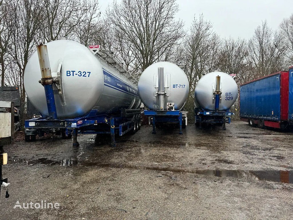 Atcomex 13 UNITS - 3 AXLE KIPPER BULK 1 COMP. 60.000 L TÜV TILL 07-2025 cisterna silos