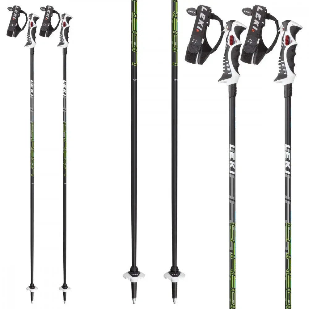 LEKI Ski štapovi Carbon C14S, Crno-beli