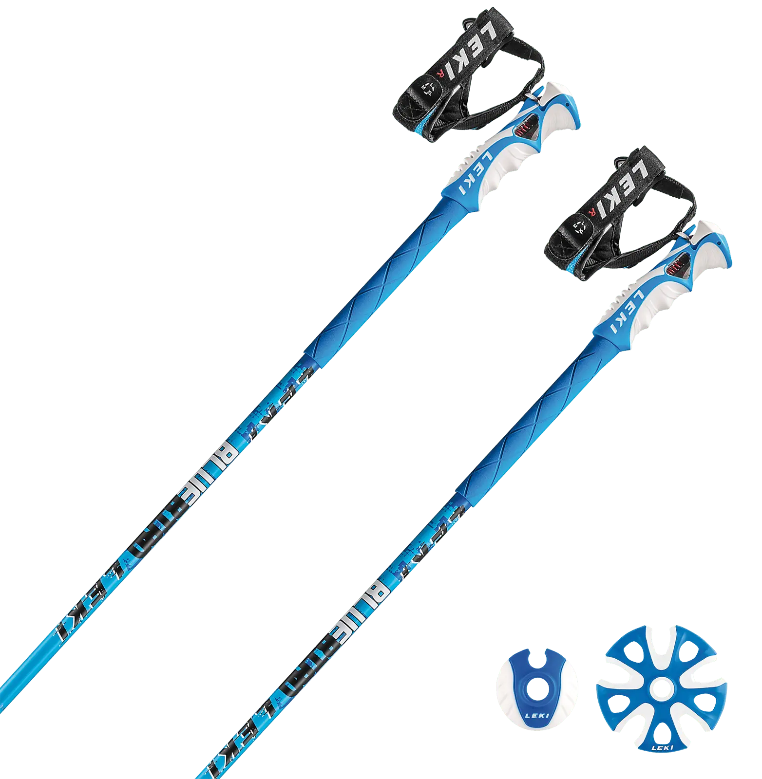 LEKI Ski štapovi BLUE BIRD CARBON, Plavi