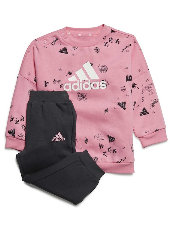 ADIDAS SPORTSWEAR Brand Love Crew Sweatshirt Set Kids