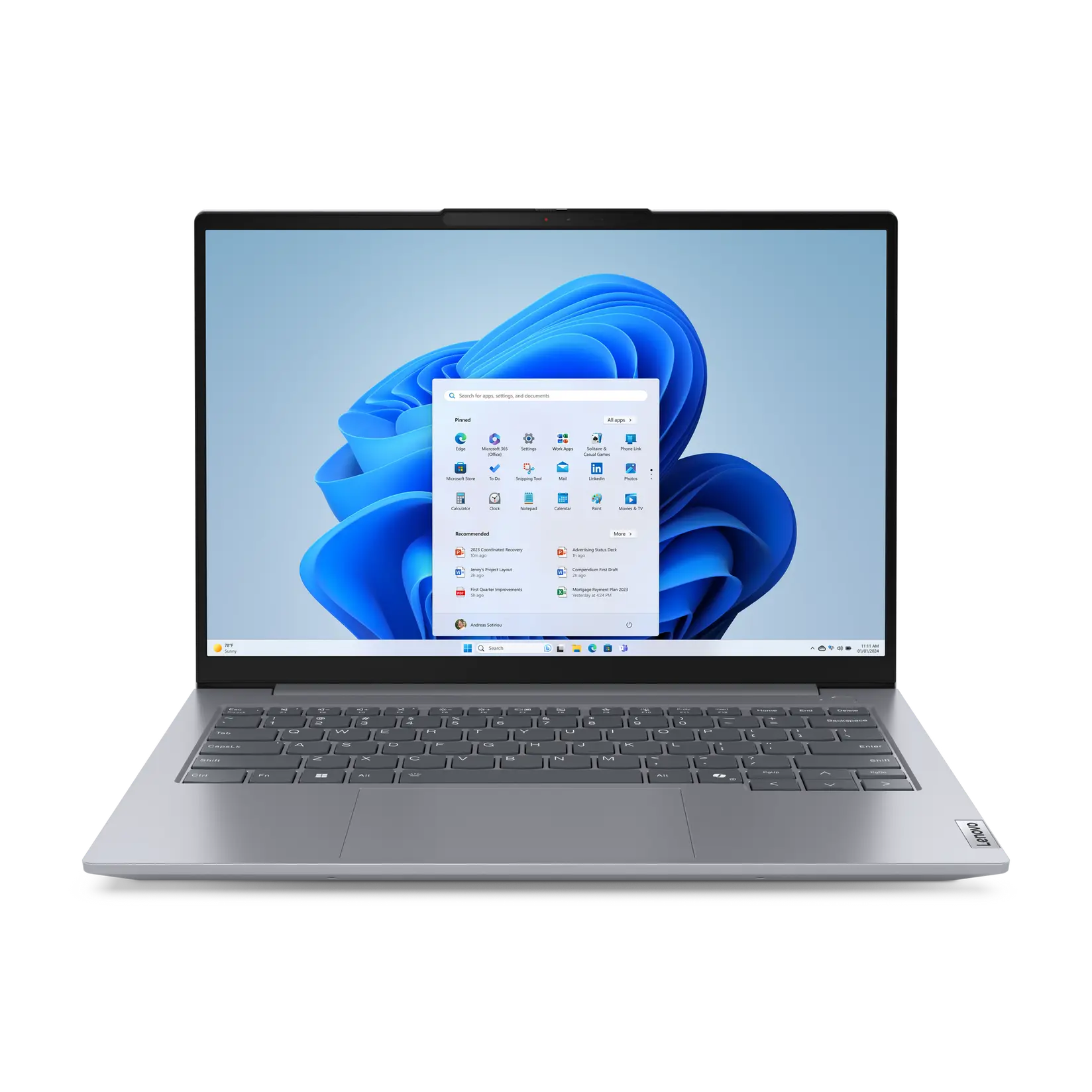 Lenovo laptop ThinkBook 14 G7 IML Ultra 5 125U / 8GB DDR5 5600/ SSD 256GB / 14" (1920x1200) IPS AG 300n/ Intel Graphics/ 21MR0068YA