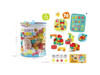 Mekane kocke za bebe set 76 pcs