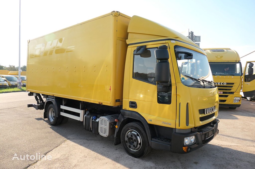 IVECO EuroCargo ML 75 E 16 P LBW LUFT AUTOMATIK kamion furgon