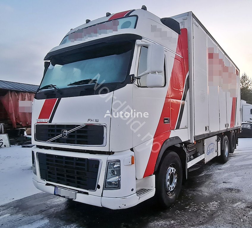 Volvo FH16 660 *6x2 *INSIDE 6.5m; EURO 4 *VIDEO kamion furgon