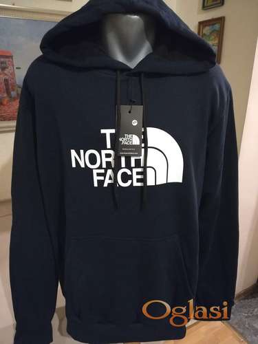 Novi muski markirani duks sa kapuljacom The North Face 2XL Teget Novo