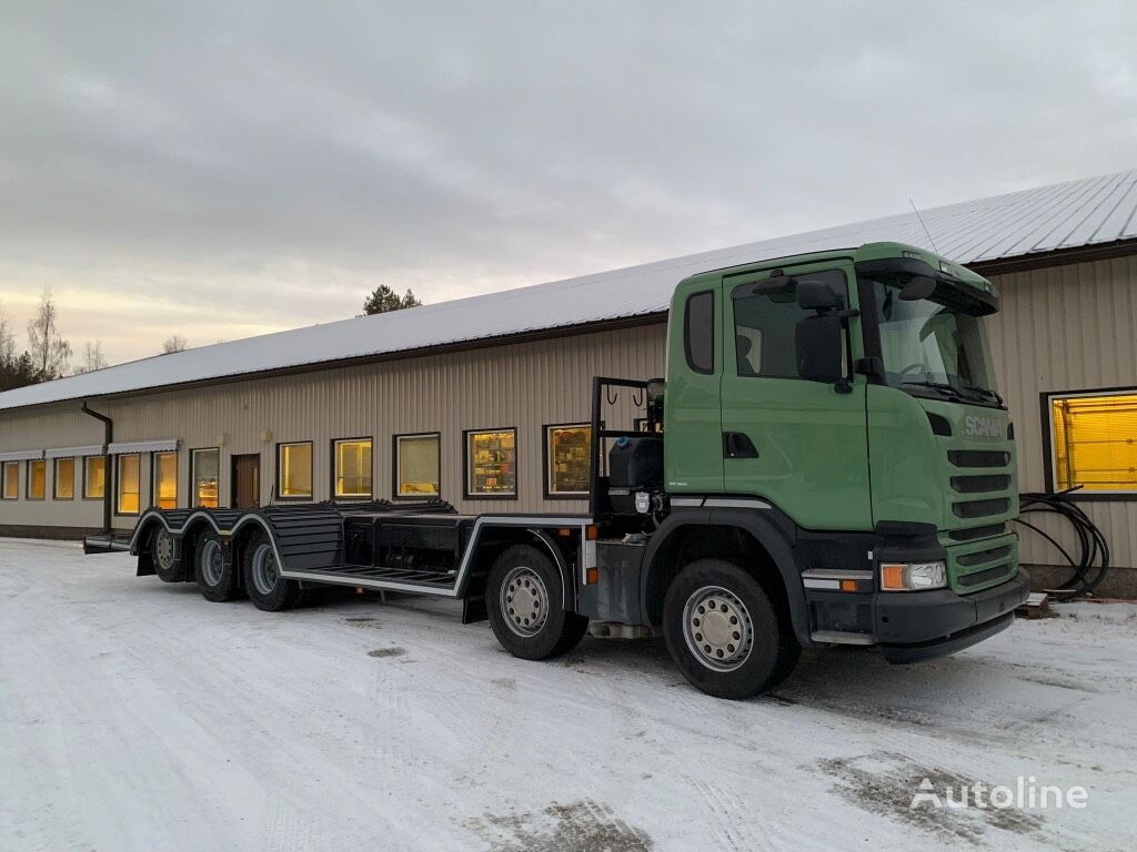 Scania metsäkone lavetti kantavuus 29550kg kamion šasija