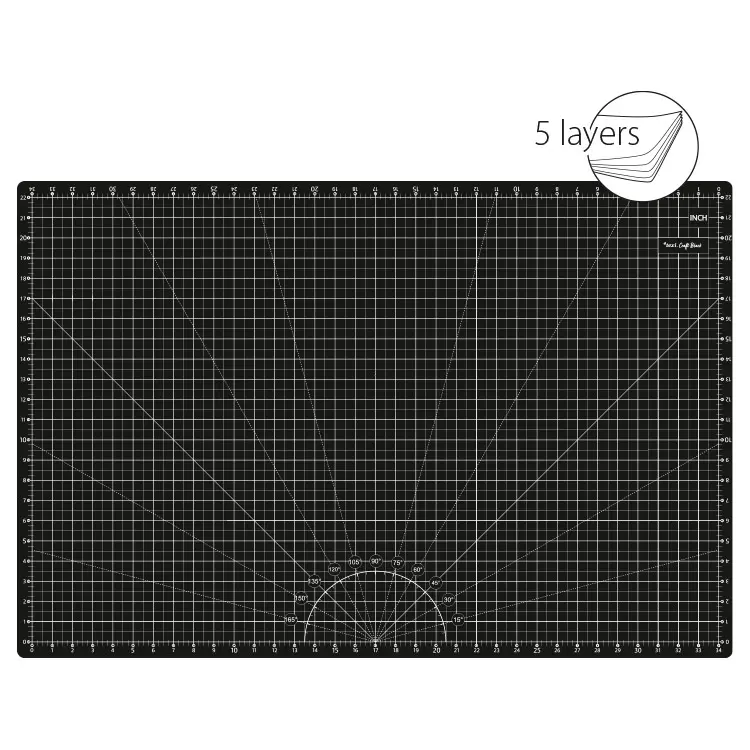 TEXI Podloga za rezanje Craft 90x60, Crna