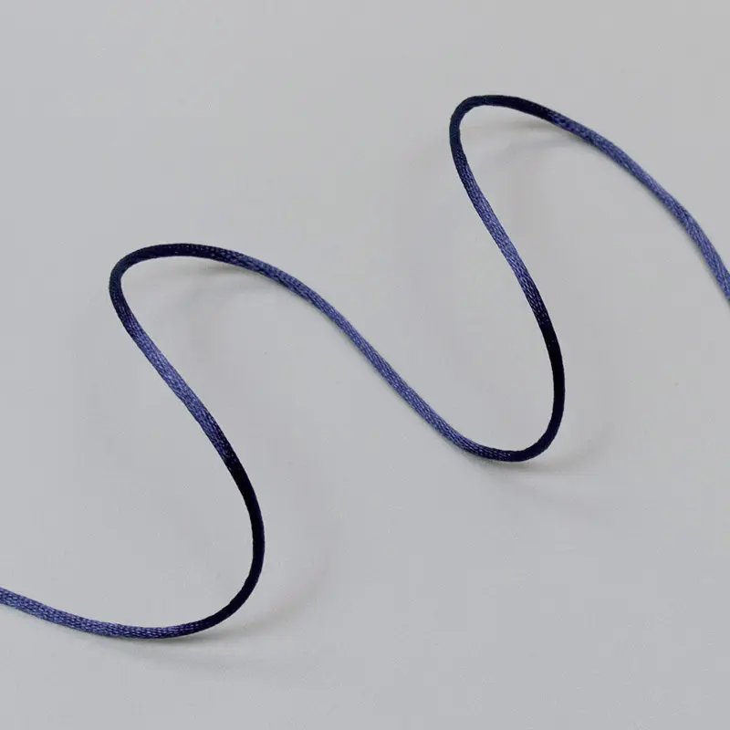 ARTFABRIC STORE Satenska traka, Tamnoplava, 2 mm, 10m