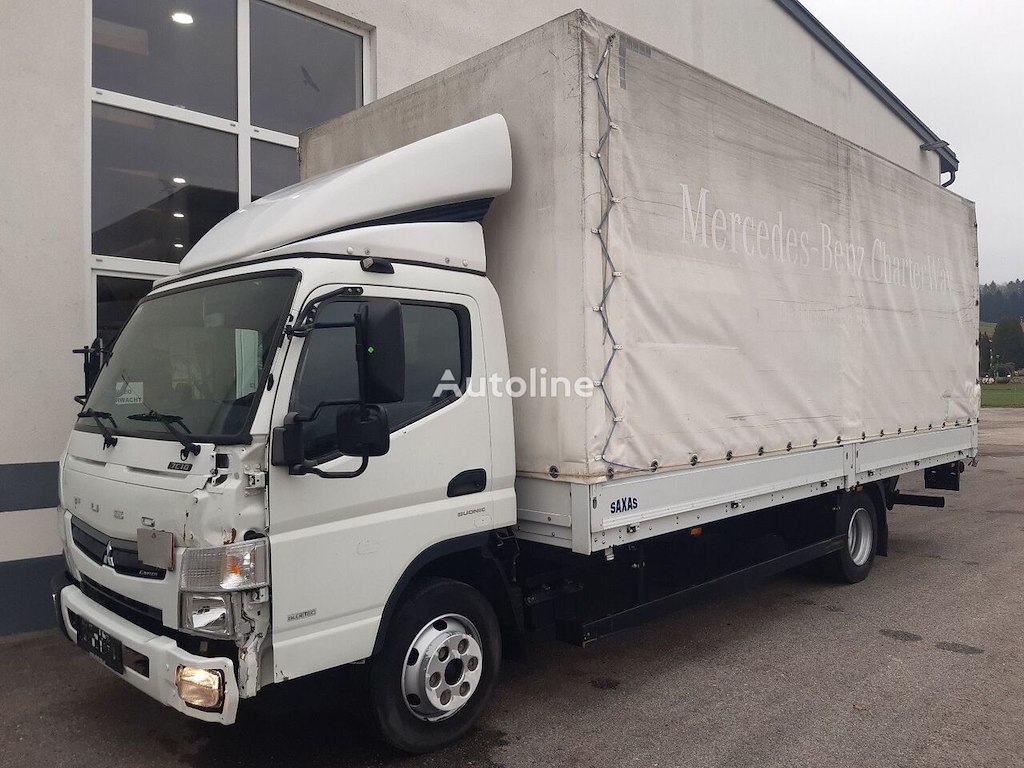 Mitsubishi Fuso Canter 7C18 AMT Plane kamion s ceradom nakon udesa