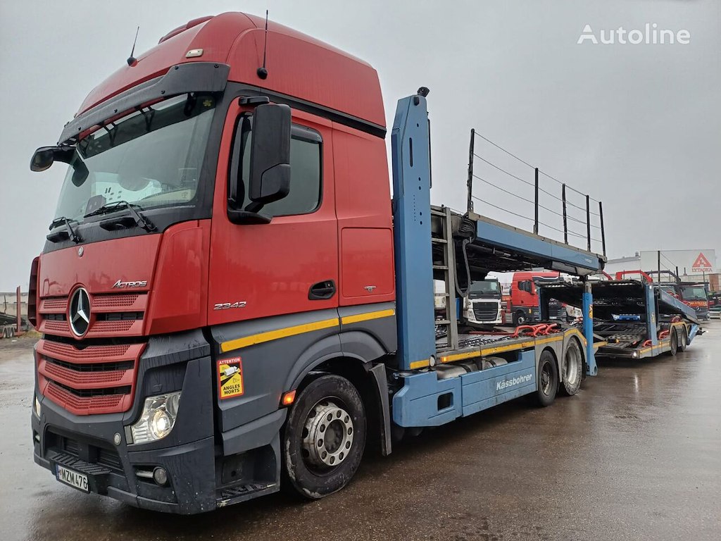 Mercedes-Benz autotransporter + prikolica autotransportera