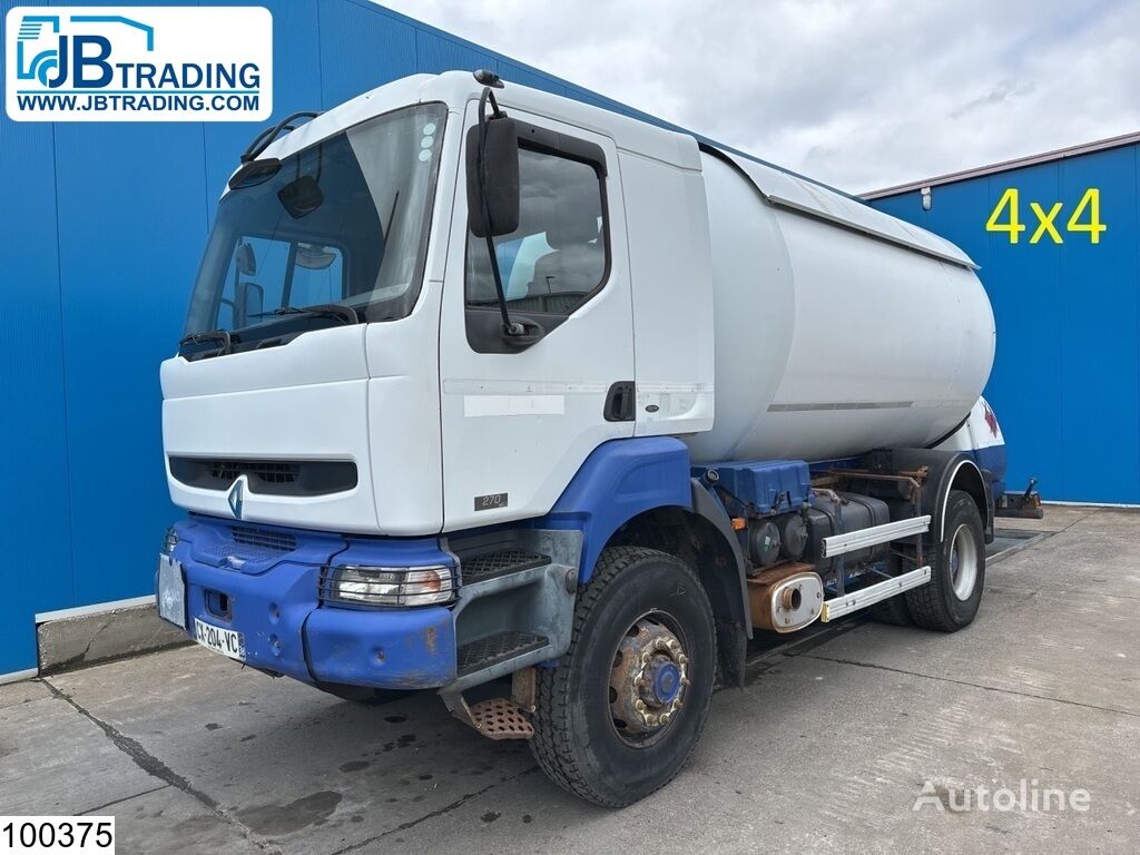 Renault Kerax 270 4x4, 17304 Liter, LPG GPL, Gastank, Manual autocisterna