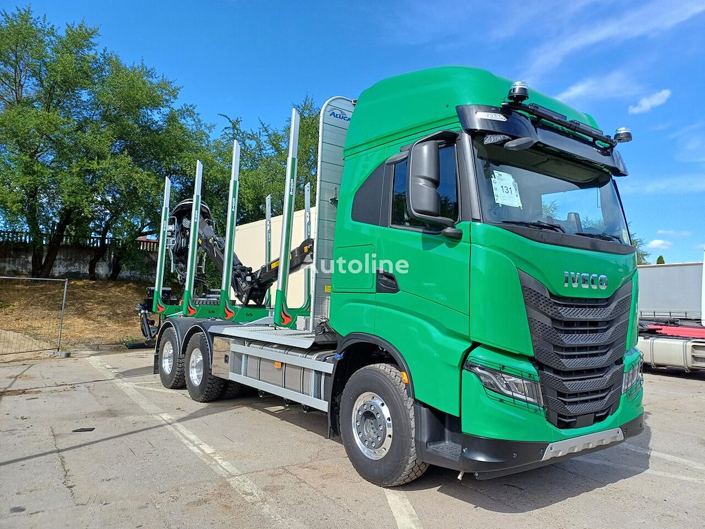 Novi IVECO X-Way AS300X57Z/P ON+ - EF64 kamion za prevoz drva