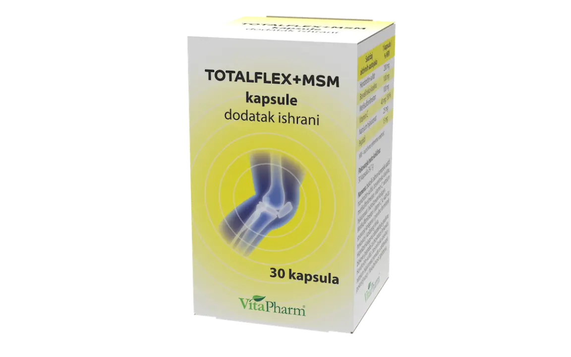 Vitapharm Totalflex+Msm Preparat za zglobove, 30 kapsula