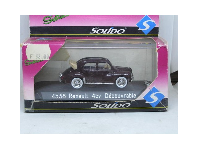 1:43 solido renault 4CV decouvrable