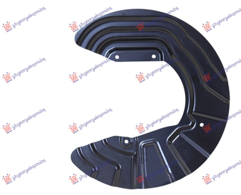 ZASTITA PREDNJEG KOCIONOG DISKA (PRECNIK ZASTITE 370/150mm) (PRECNIK DISKA 328mm) ALUMINIJUM