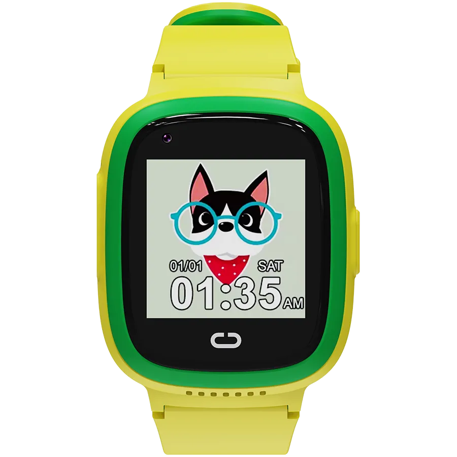 CANYON kids watch Sunny KW-48 Video 4G GPS Games&Music Green