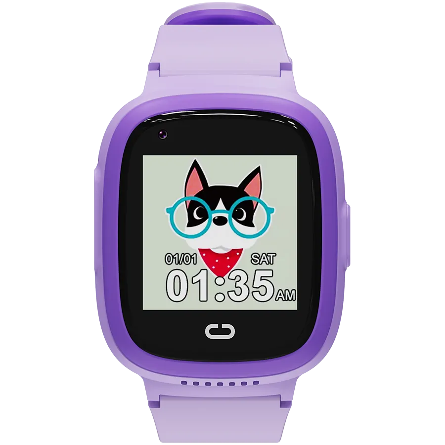 CANYON kids watch Sunny KW-48 Video 4G GPS Games&Music Violet