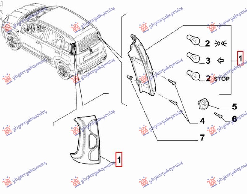 STOP LAMPA (CROSS) (MARELLI)