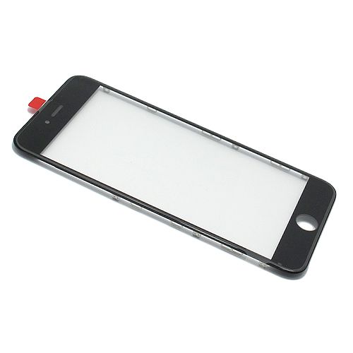 Staklo touchscreen-a za iPhone 6 PLUS sa frejmom + oca black (MS)