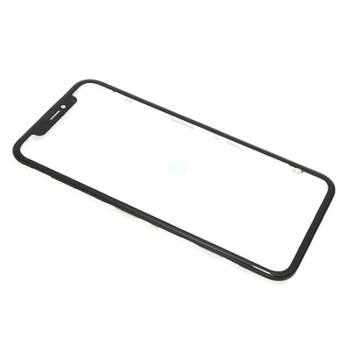 Staklo touchscreen-a za iPhone XR+ frame black (MS)