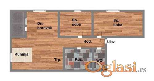 Adice izgradnja trosoban 60m2 1.sprat