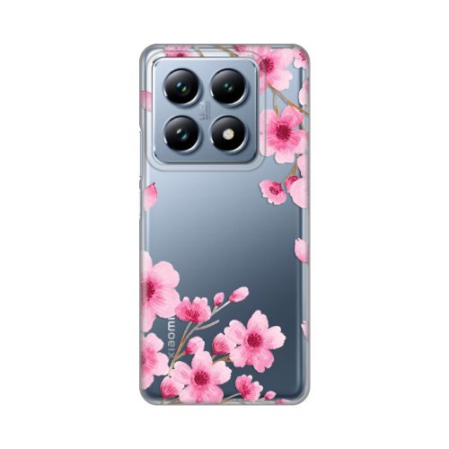 Silikonska futrola - maska print Skin za Xiaomi 14T Pro Rose Flowers