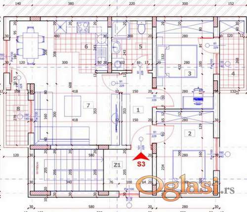 Adice-Odličan Trosoban stan 66 m2 u Izgradnji--065/385 8880