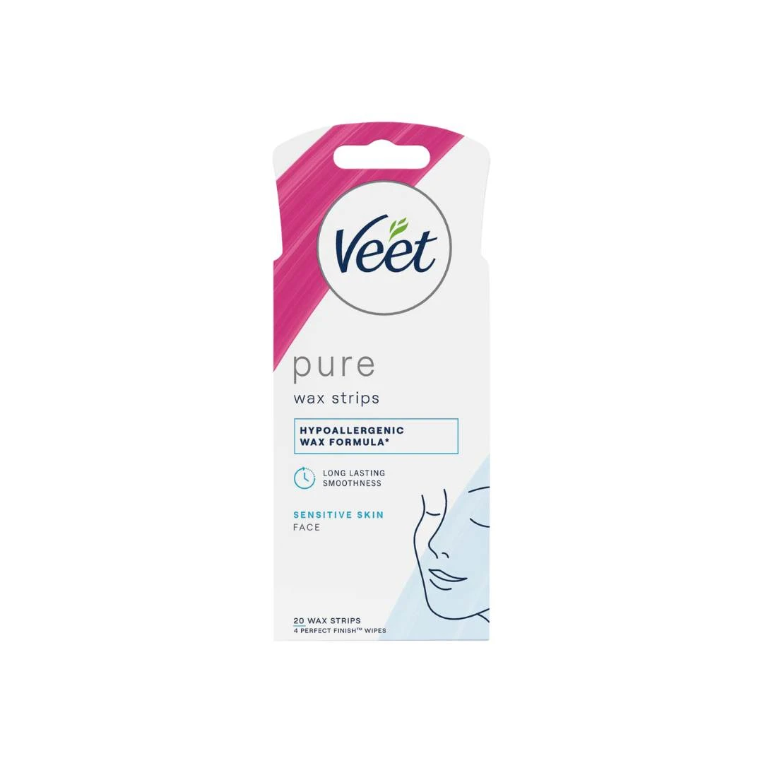 Veet Easy Strip Trake za Depilaciju Lica, 20 Komada