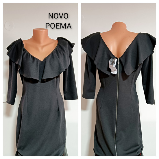 NOVA POEMA crna haljina vel 40