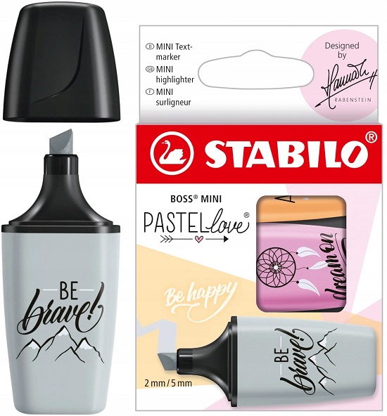 Signir STABILO BOSS MINI Pastellove 1/3