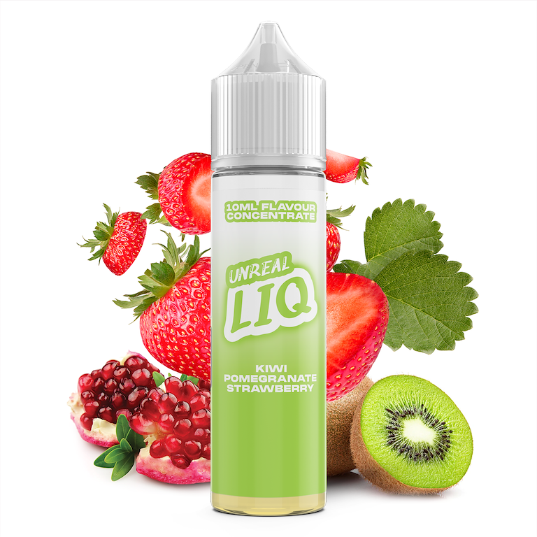 Unreal LIQ Kiwi Pomegranate & Strawberry 10ml flavour concentrate