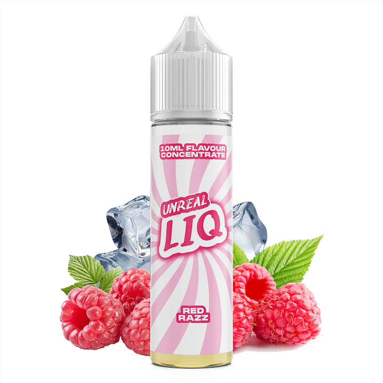 Unreal LIQ Red Razz 10ml flavour concentrate