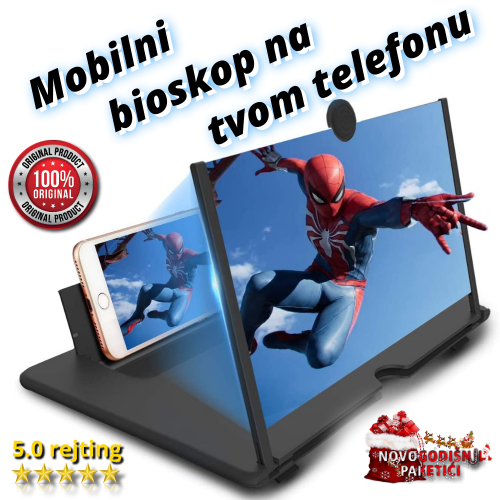 3D Uveličavajući Ekran za mobilni telefon 12 inca