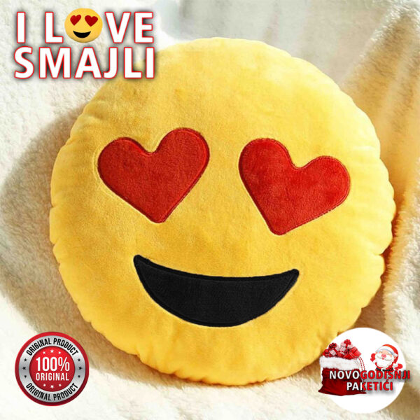 Emoji-Smajli jastučić